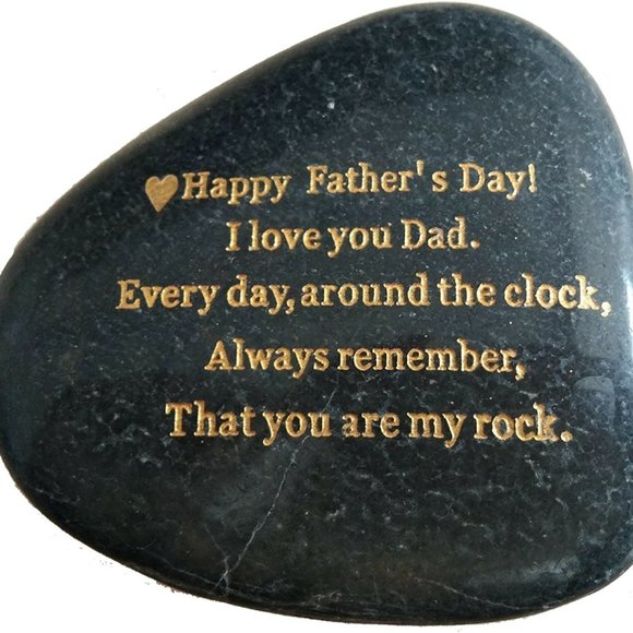 Accessories | Engraved Stone For Fathers Day Happy Fathers Day I Love ...